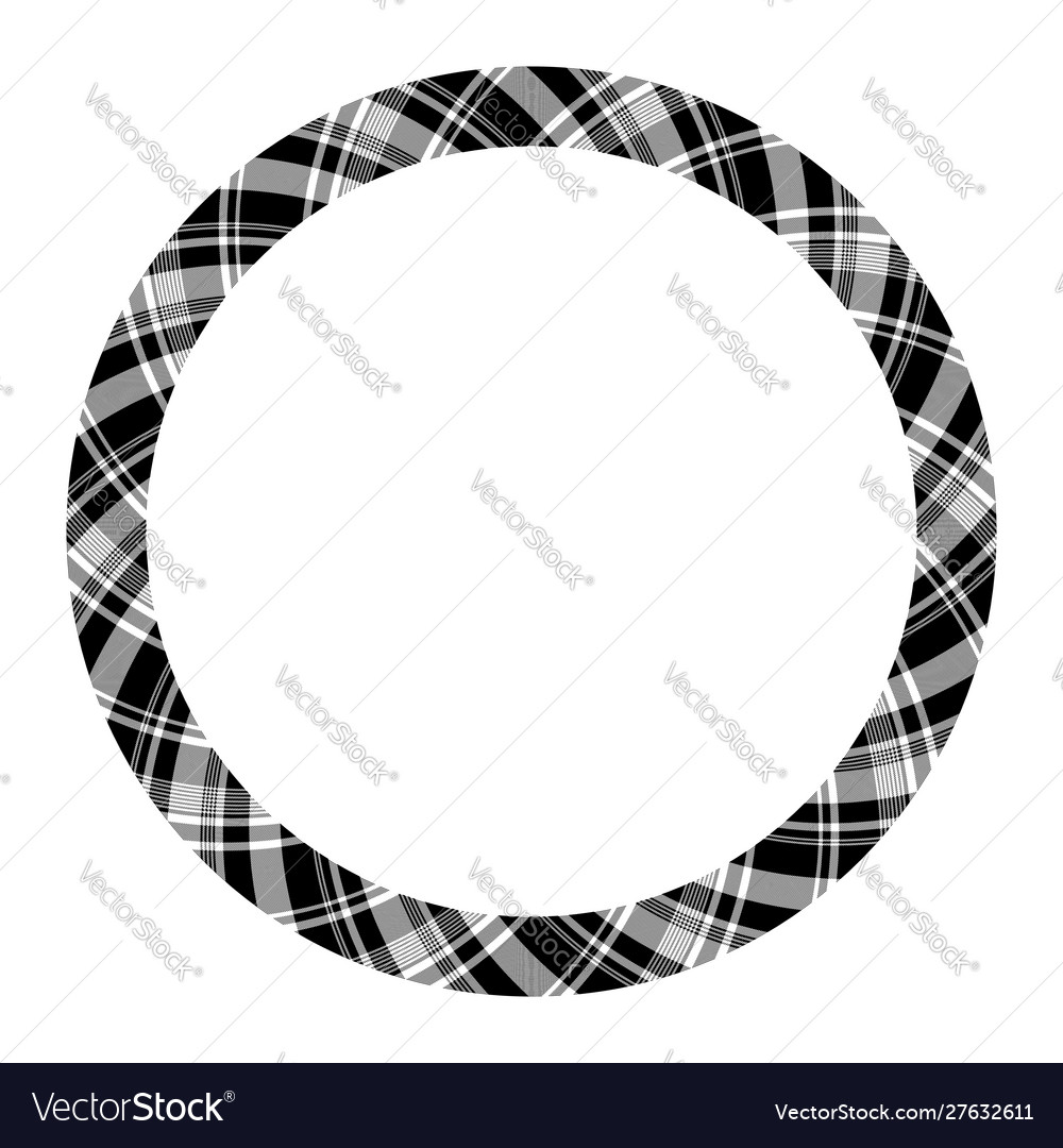 Circle borders and frames round border pattern Vector Image