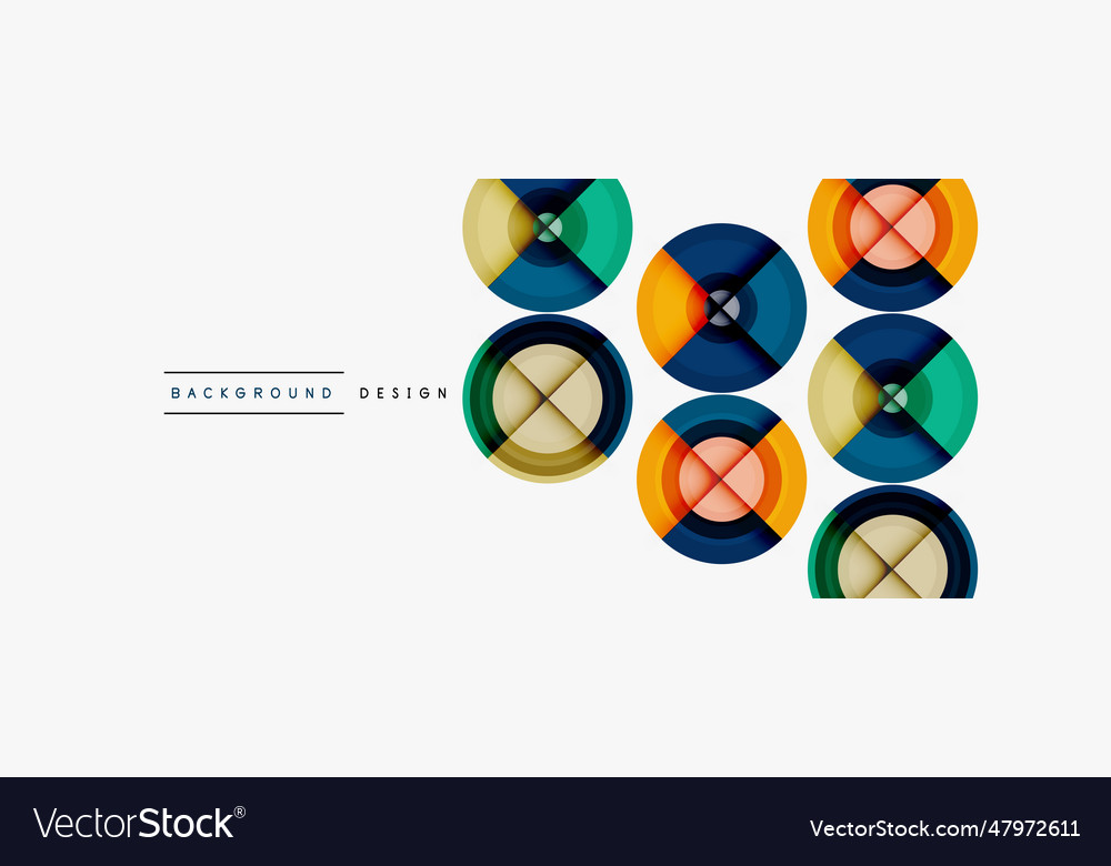 Circle pattern background abstract backgrounds Vector Image
