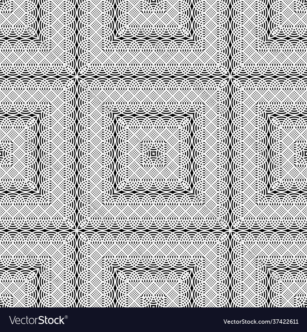 Design Seamless Monochrome Pattern Royalty Free Vector Image