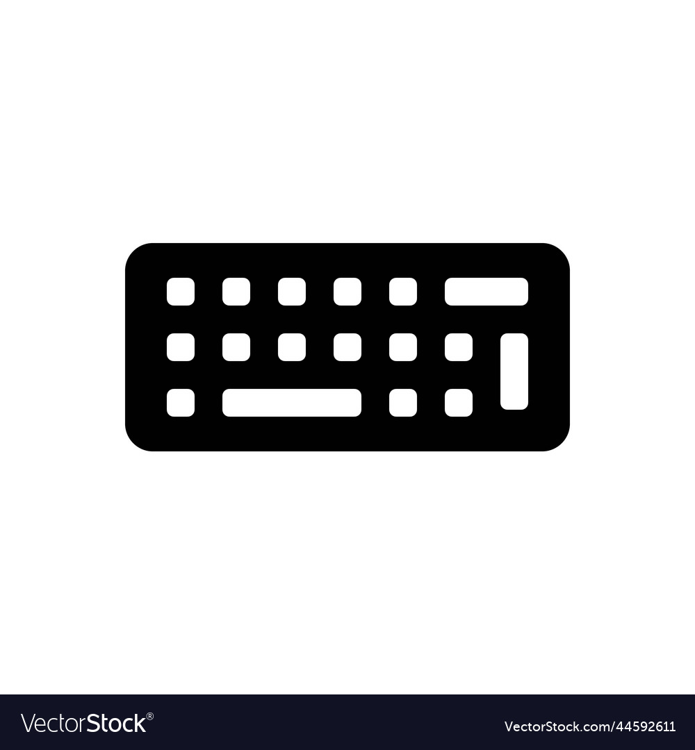 Keyboard Royalty Free Vector Image - VectorStock
