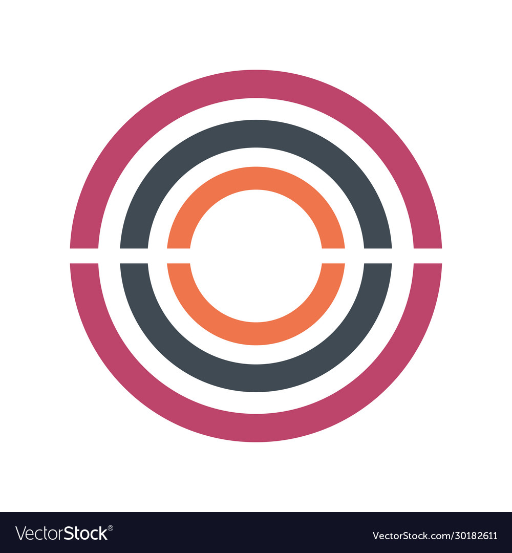 Lines loading circle flat style icon design Vector Image