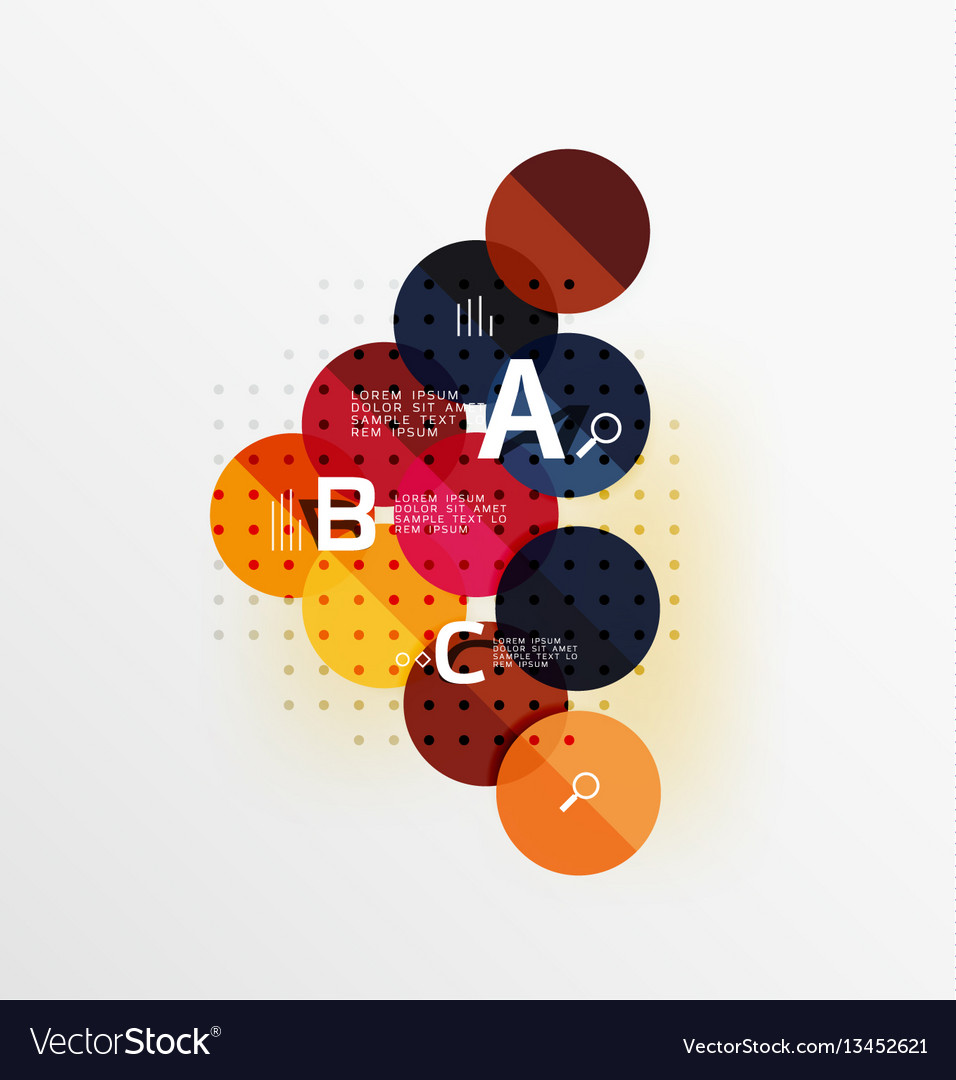 Circle banner Royalty Free Vector Image - VectorStock