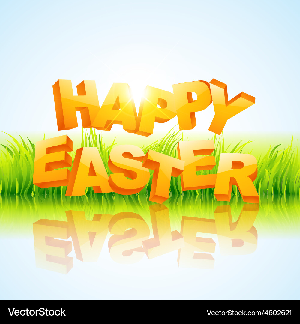 Creative happy easter Royalty Free Vector Image