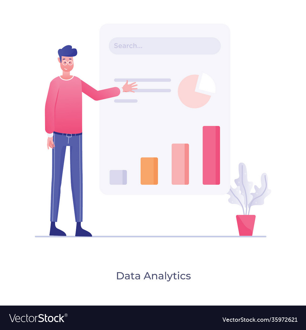 Data analytics Royalty Free Vector Image - VectorStock