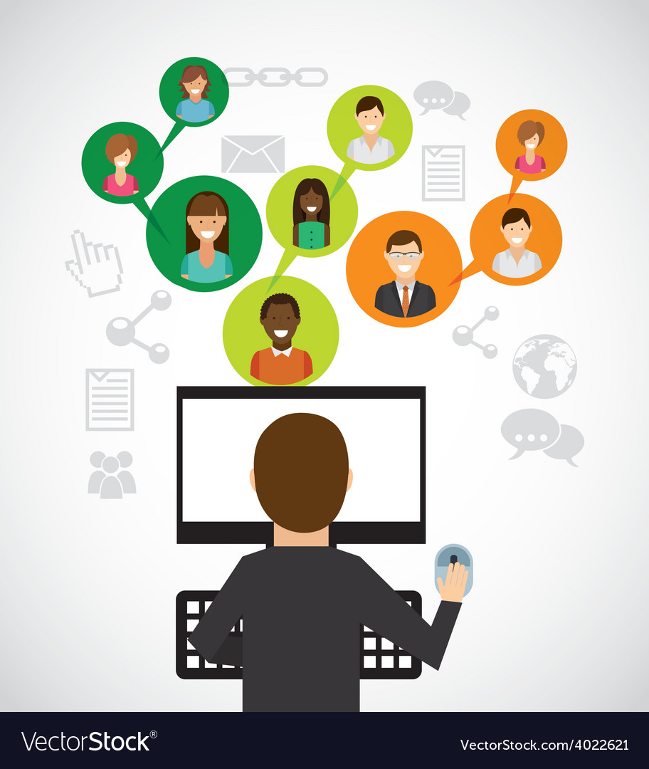 Social network Royalty Free Vector Image - VectorStock