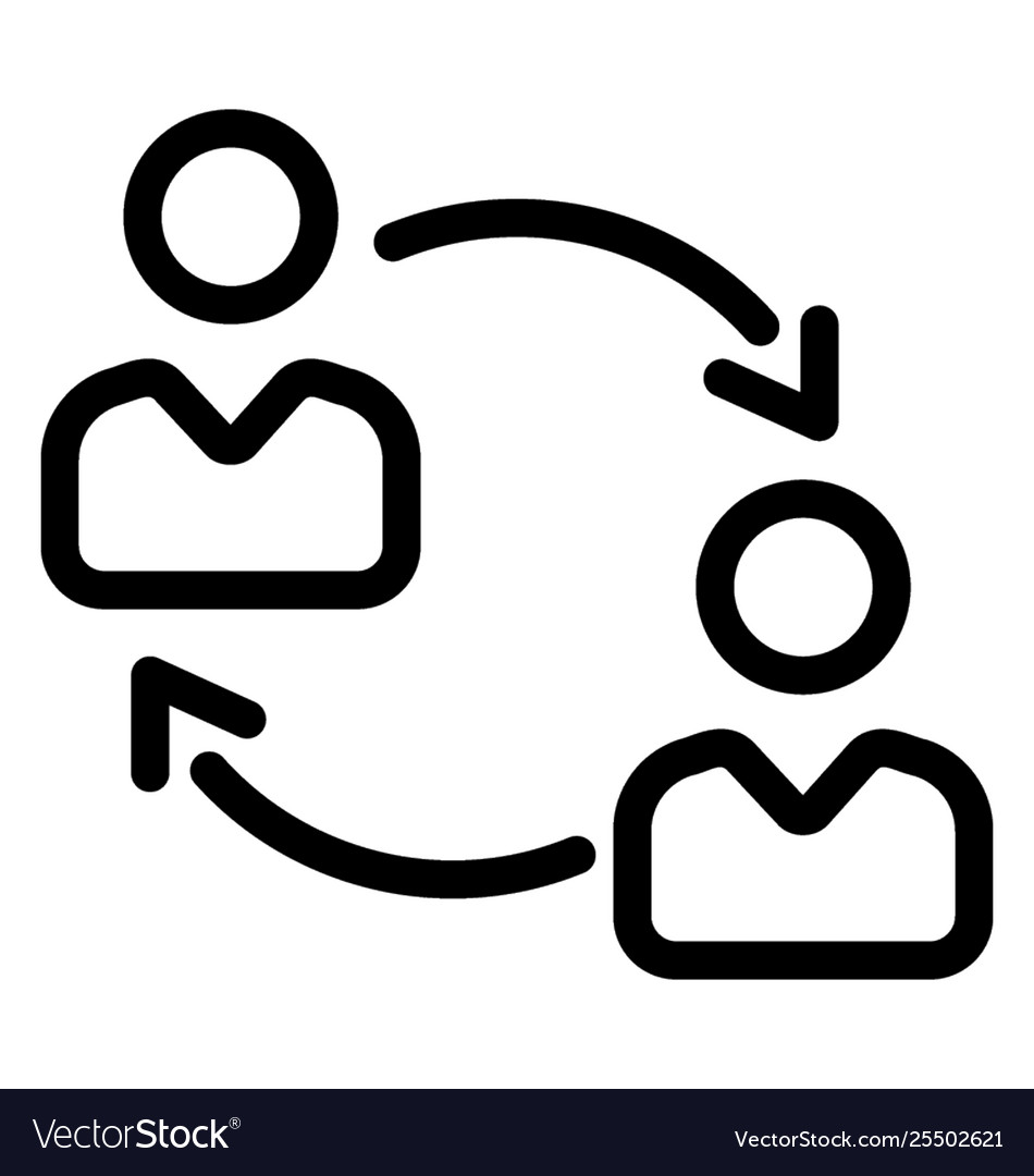 User transfer Royalty Free Vector Image - VectorStock