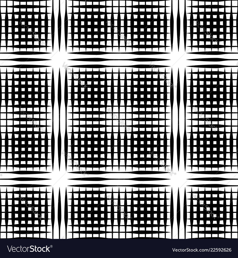 Grid mesh pattern with irregular lines Royalty Free Vector