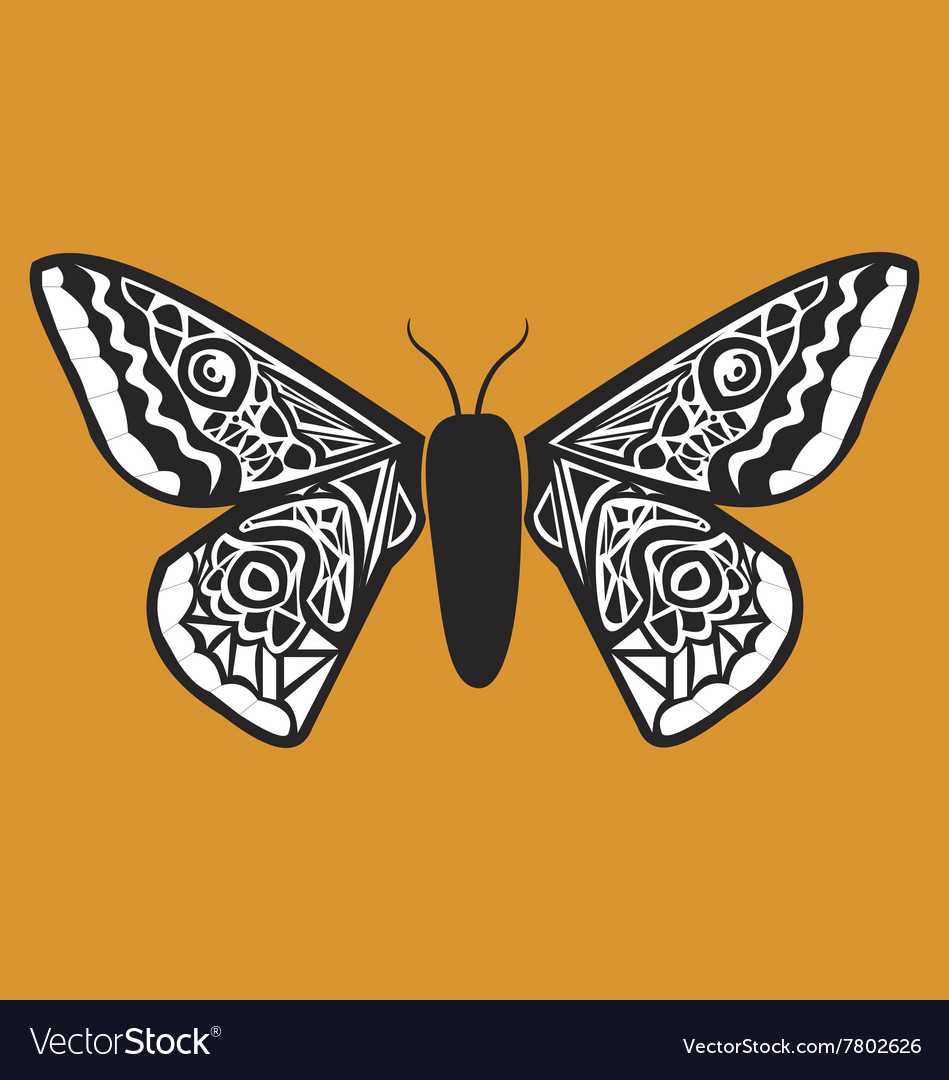 Moth Royalty Free Vector Image - VectorStock