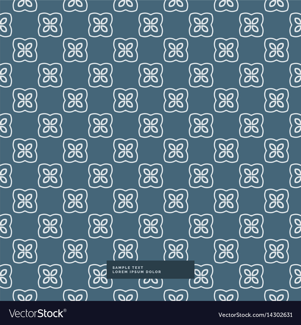 Abstract flower shape pattern background Vector Image