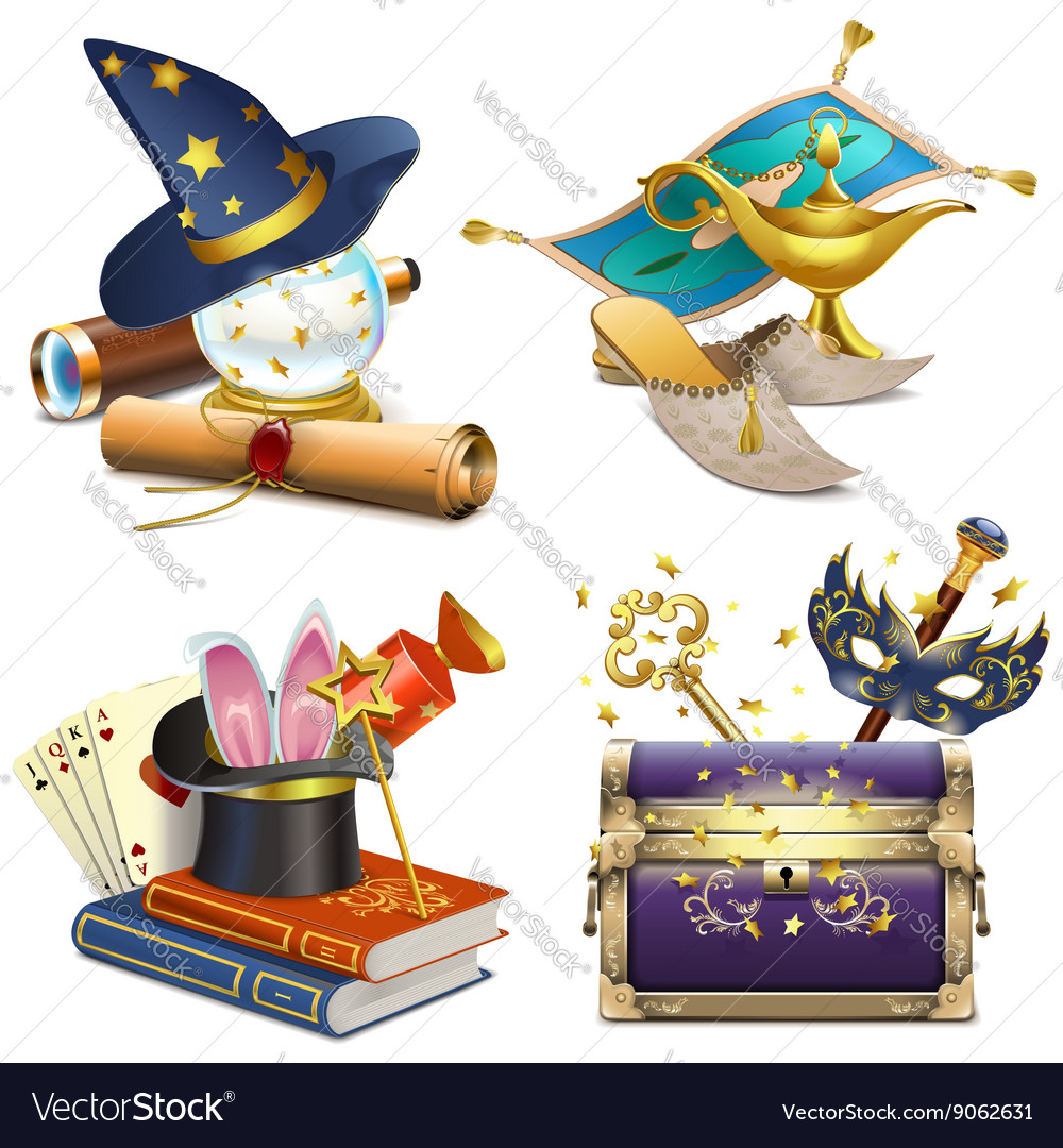 Magic concept icons Royalty Free Vector Image - VectorStock