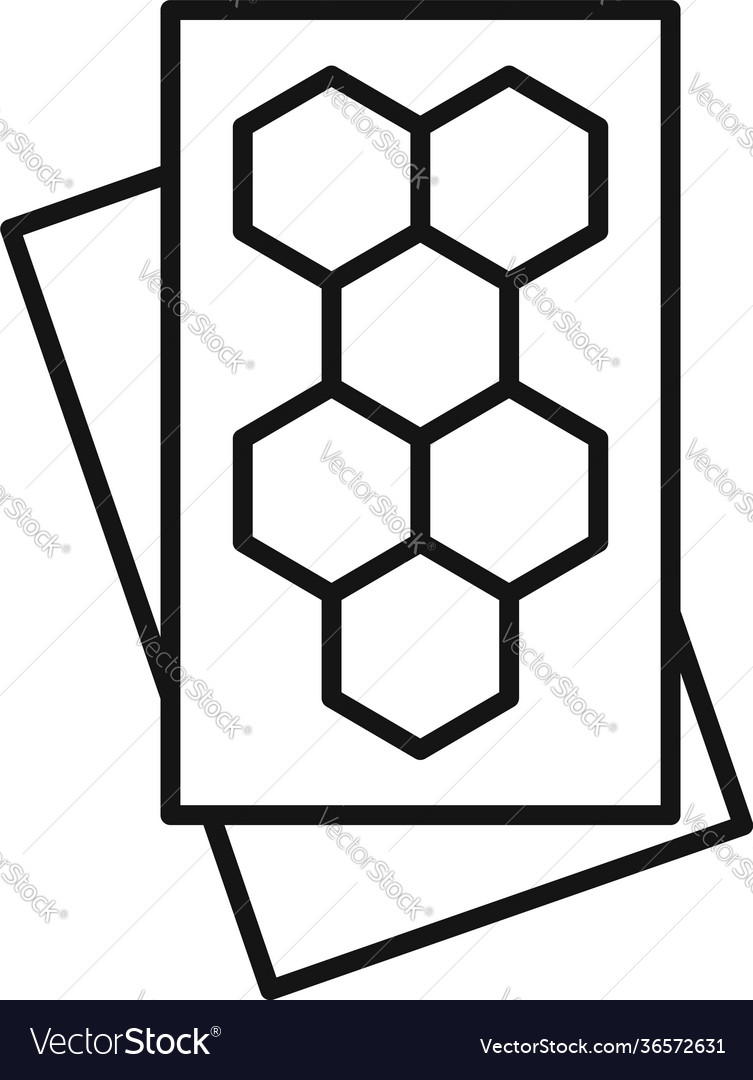 Nanotechnology Icon Outline Style Royalty Free Vector Image
