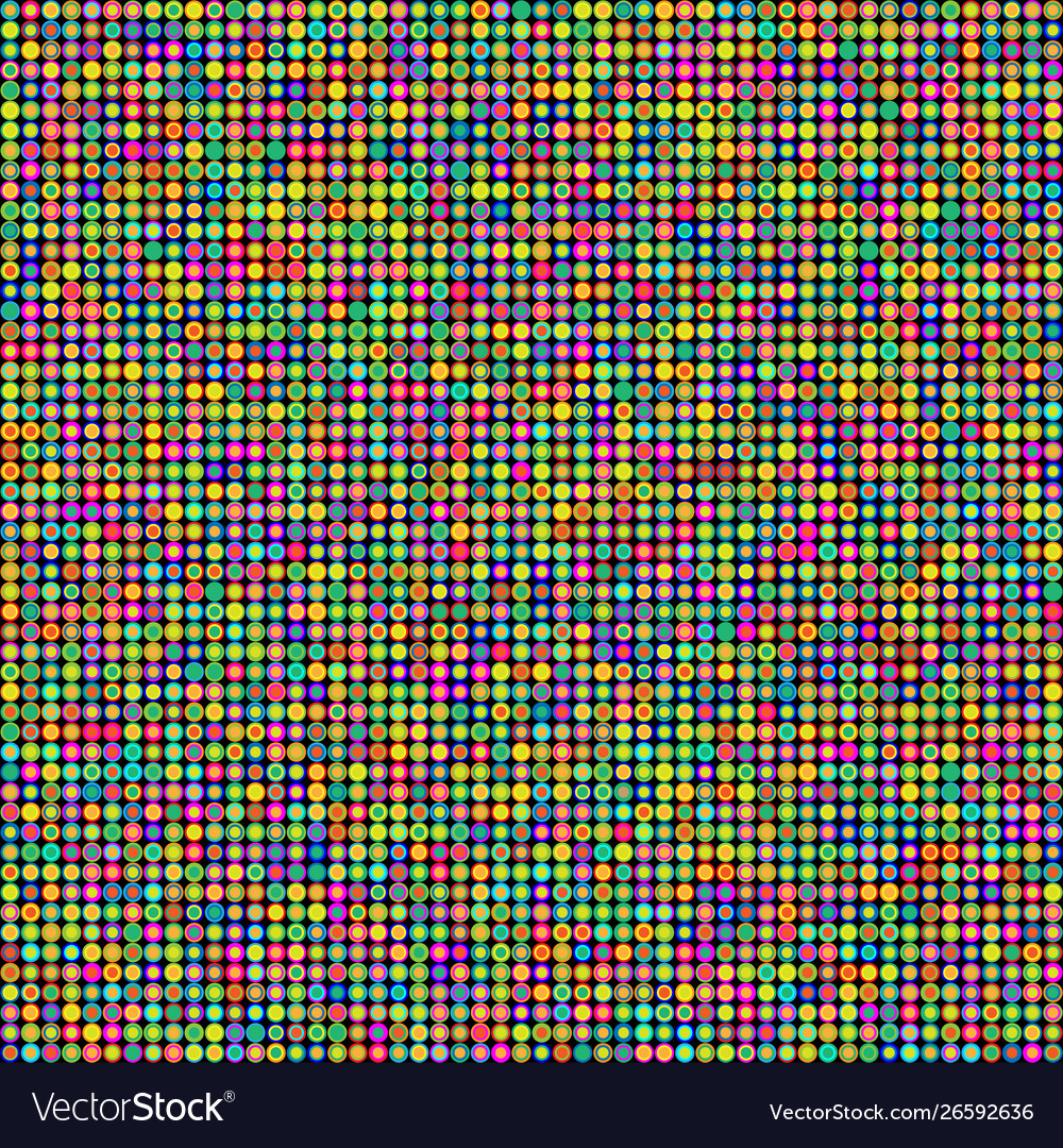 Abstract colored pattern texture with rounded Vector Image