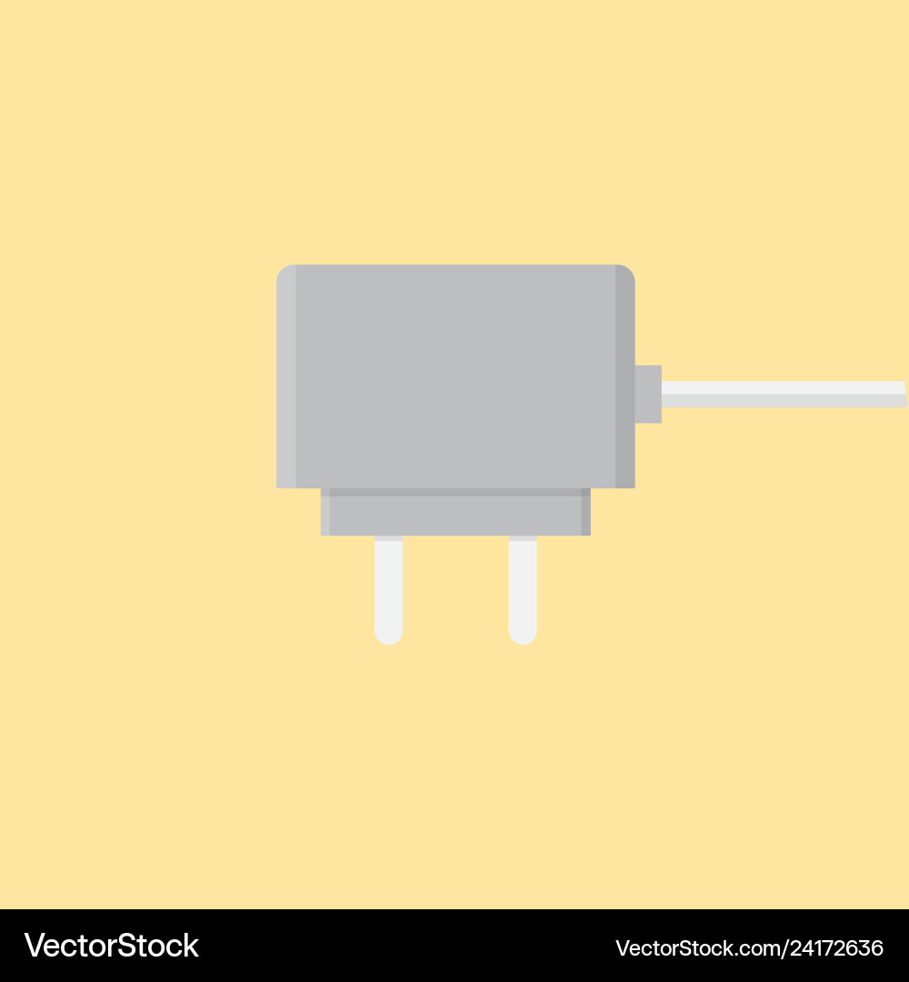 Charger icon set great flat icons use Royalty Free Vector