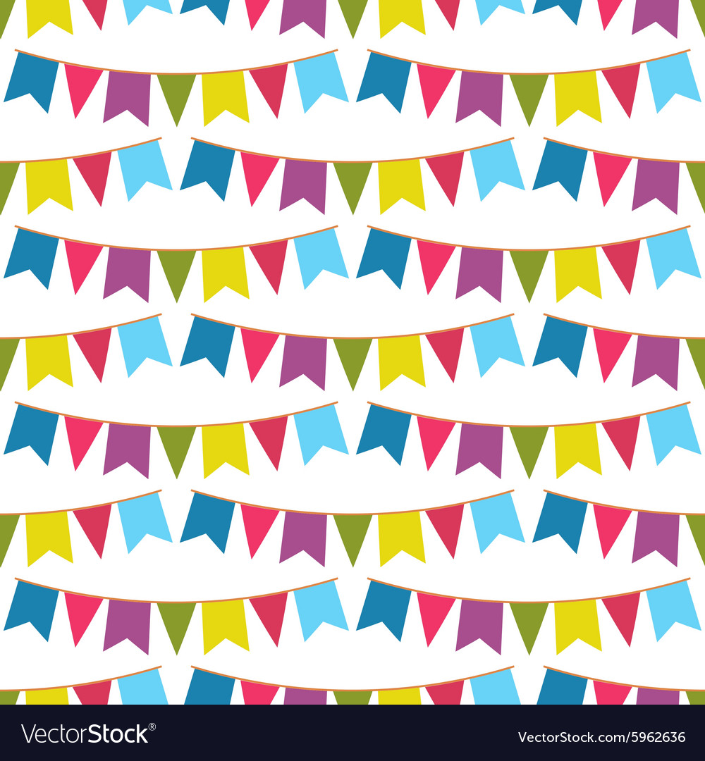 Flags seamless pattern Royalty Free Vector Image