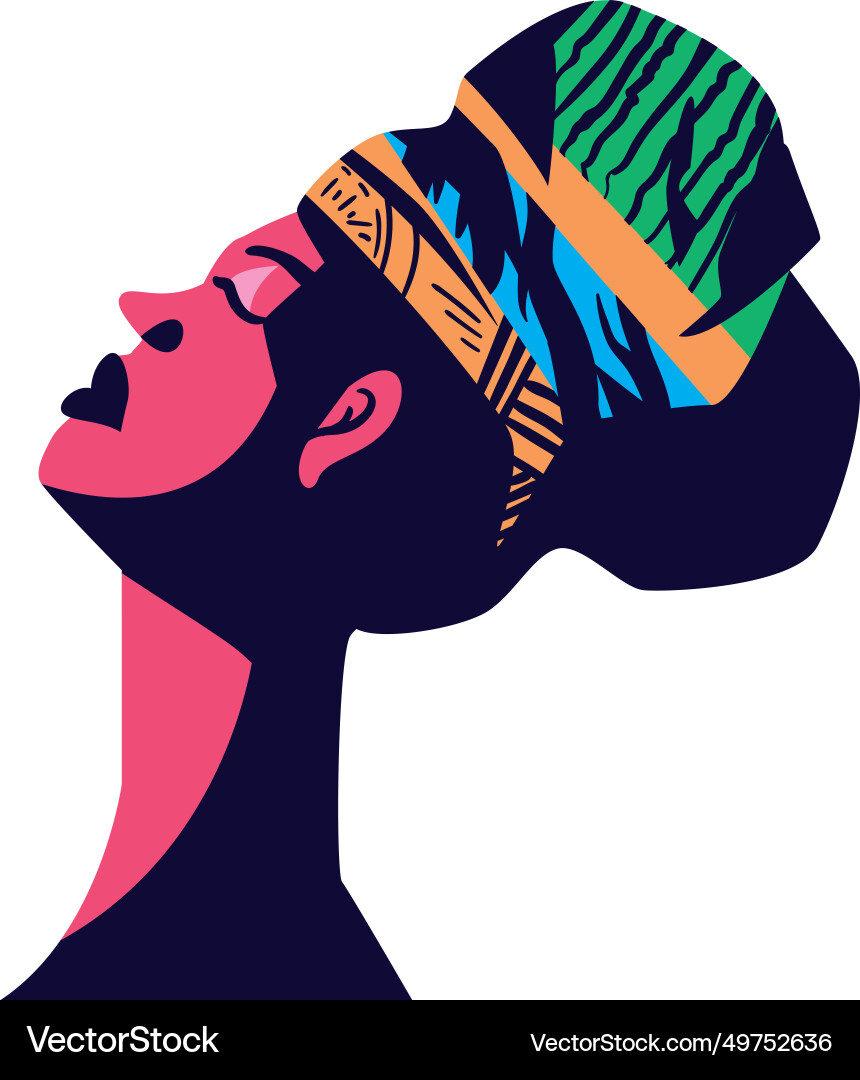 Gele african culture Royalty Free Vector Image