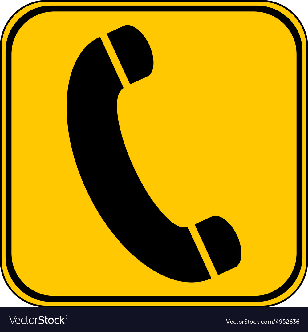 Phone button Royalty Free Vector Image - VectorStock