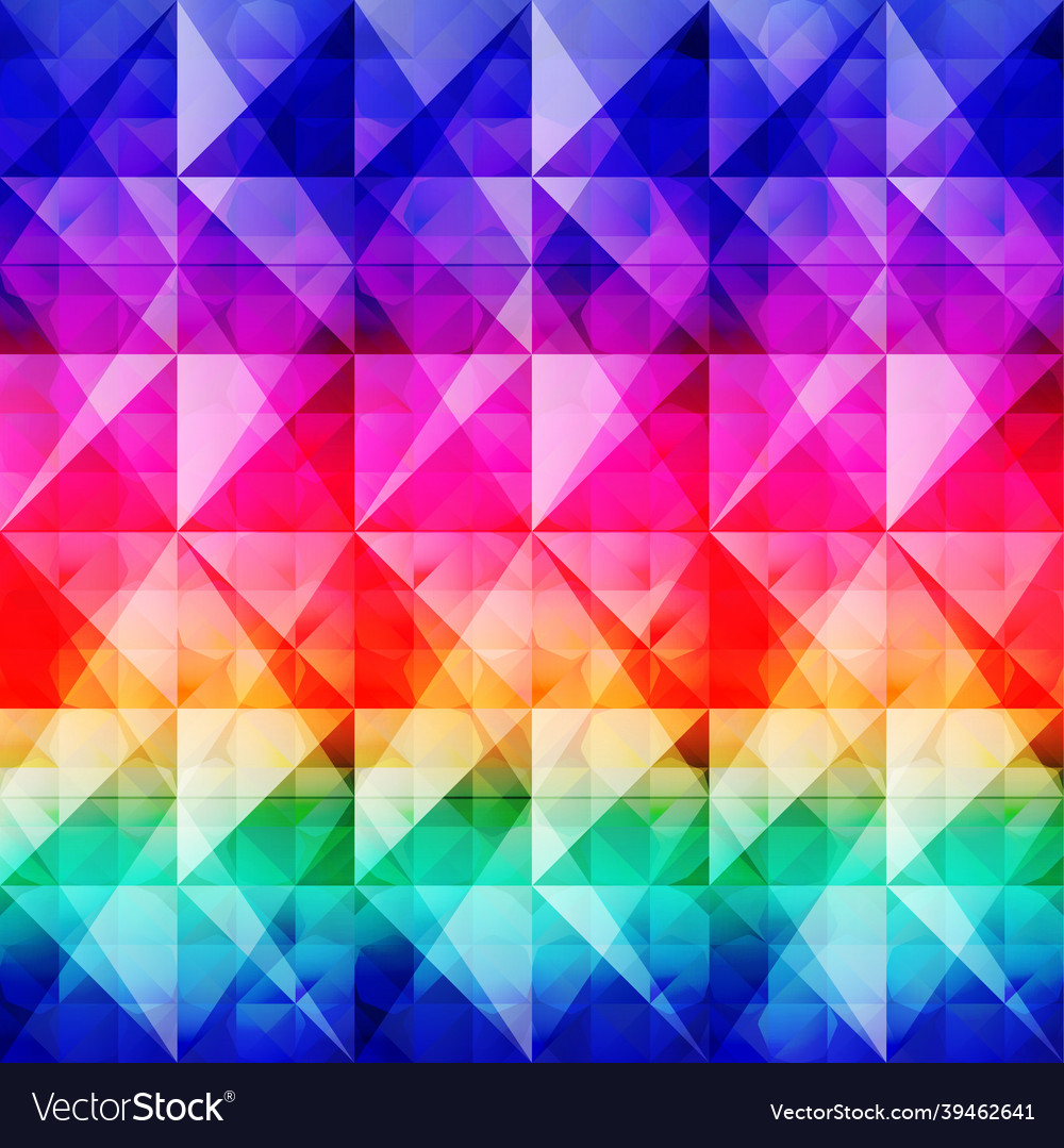 Abstract bright triangle pattern Royalty Free Vector Image