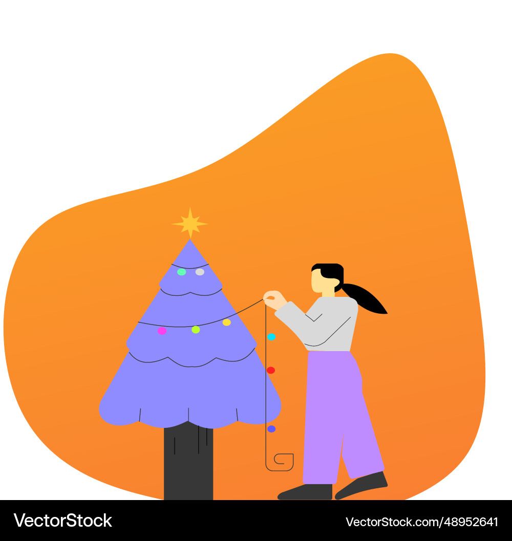 Girl lying and drawing with a pencil Royalty Free Vector