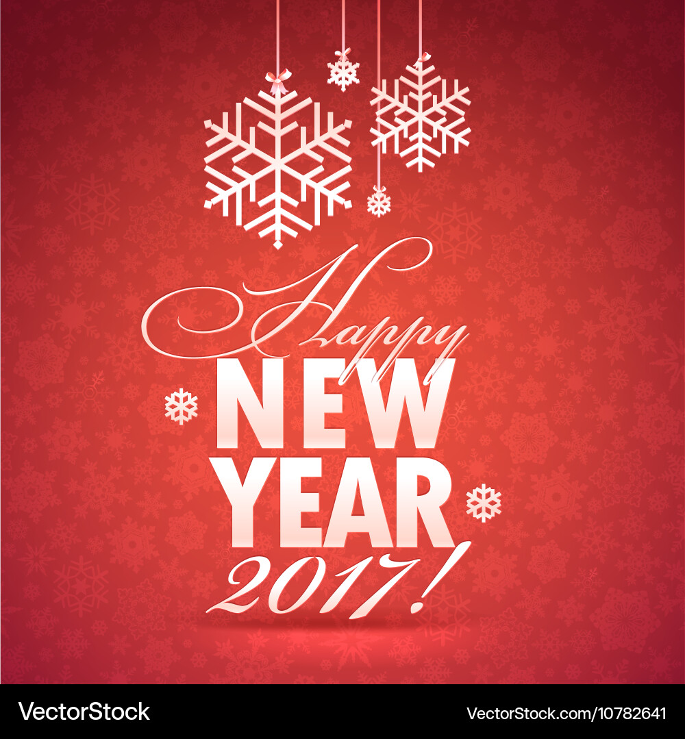 Happy new year greeting card background Royalty Free Vector