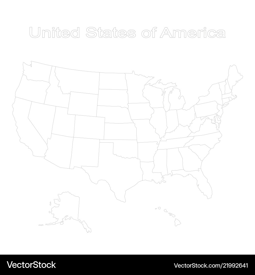 Set with map united states america Royalty Free Vector Image