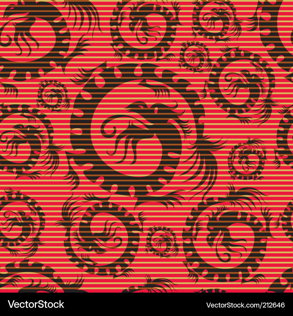 Dragon background Royalty Free Vector Image - VectorStock