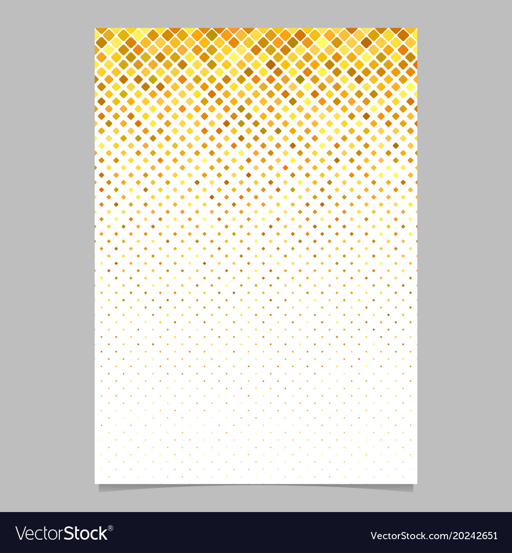 Abstract diagonal square pattern flyer template Vector Image