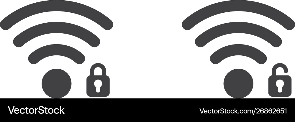 Signal wi-fi design Royalty Free Vector Image - VectorStock