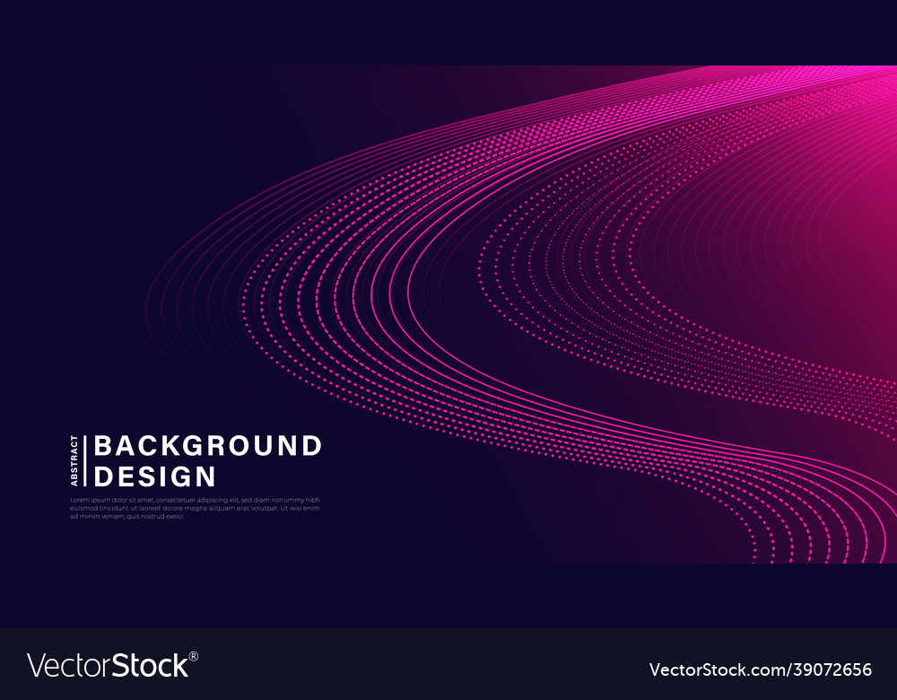 Abstract dynamic waves line background minimal Vector Image