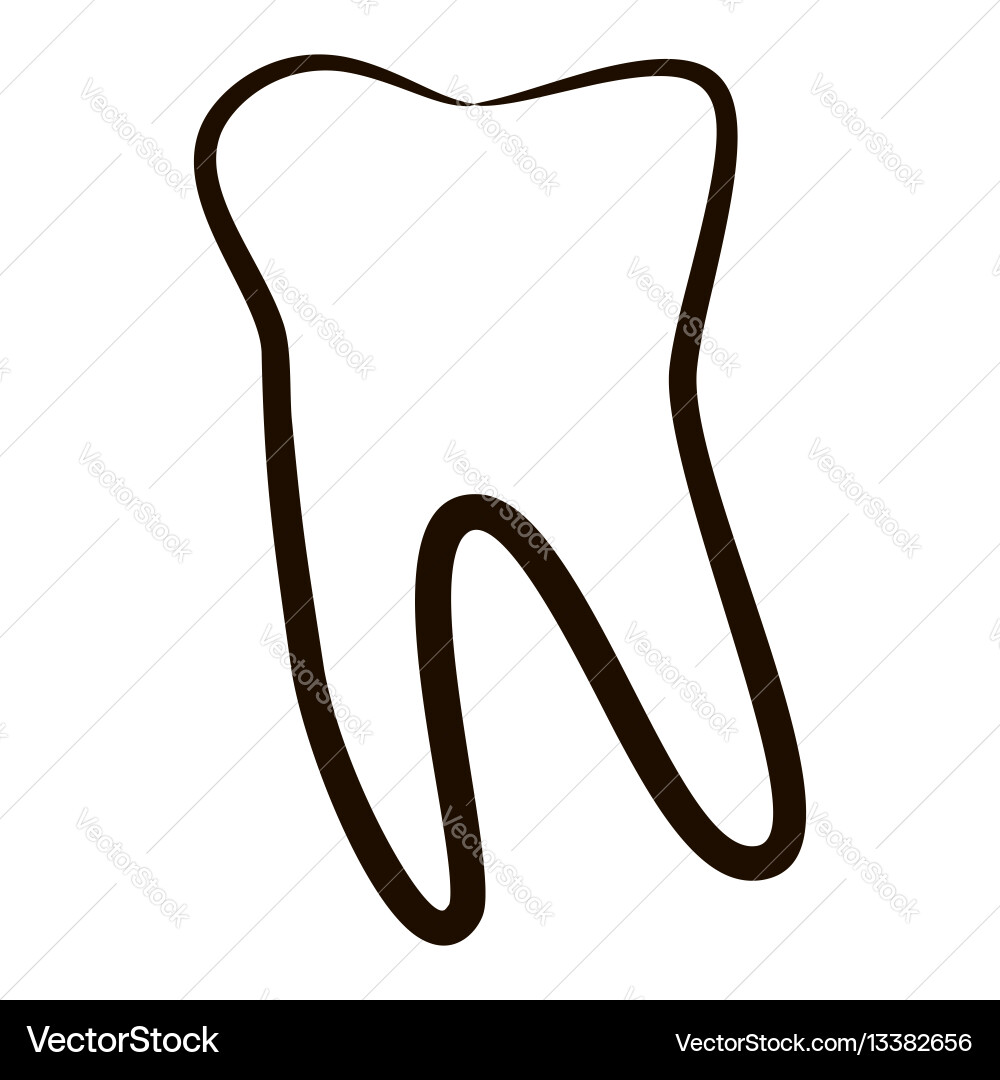 Human teeth icons set isolated on white background