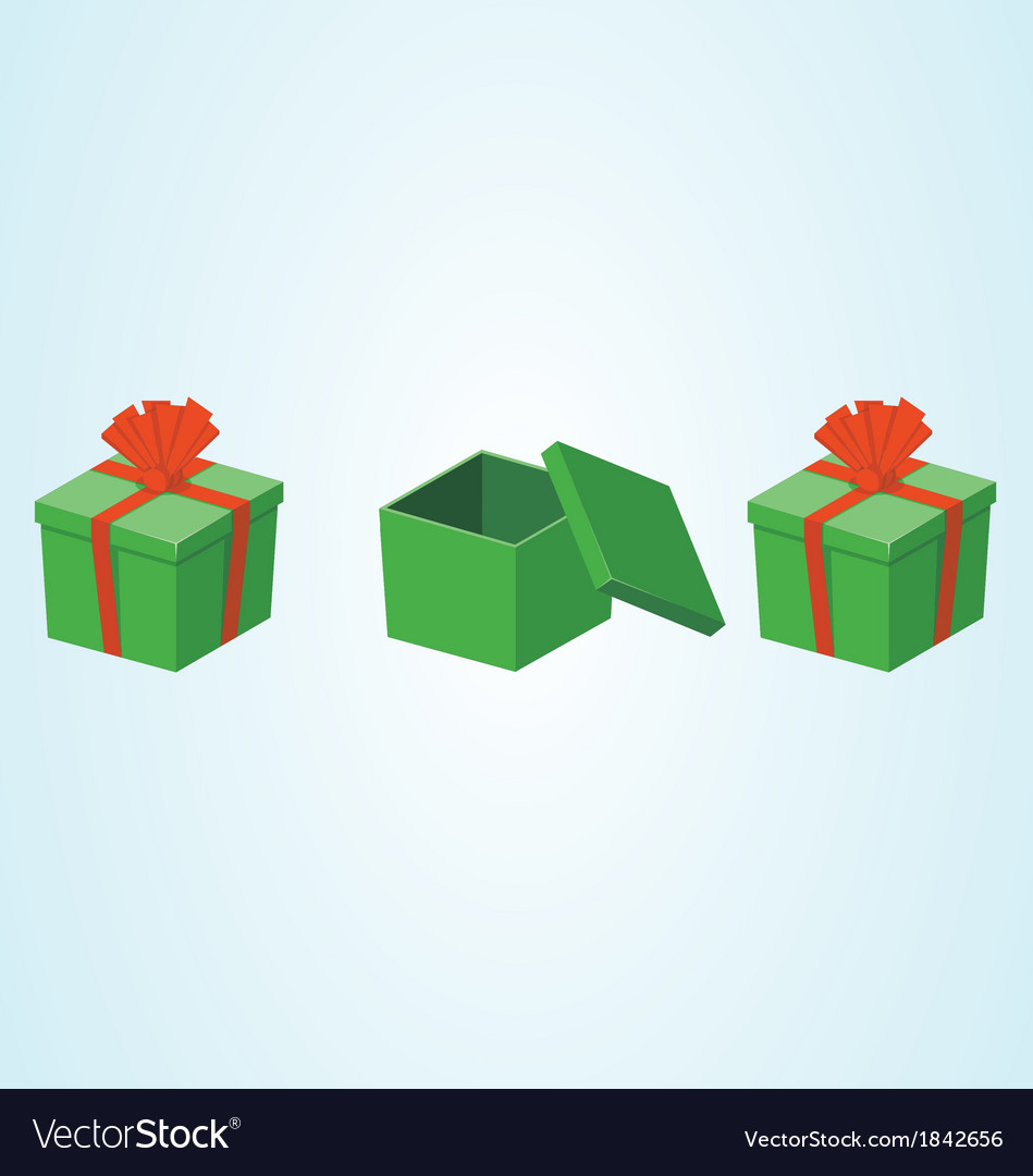 Present box Royalty Free Vector Image - VectorStock
