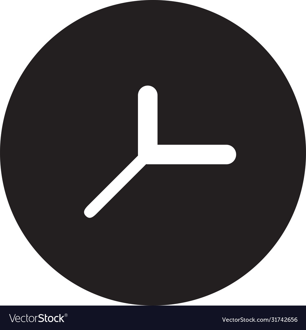 Time And Clock Icons In Thin Line Style Royalty Free Vector
