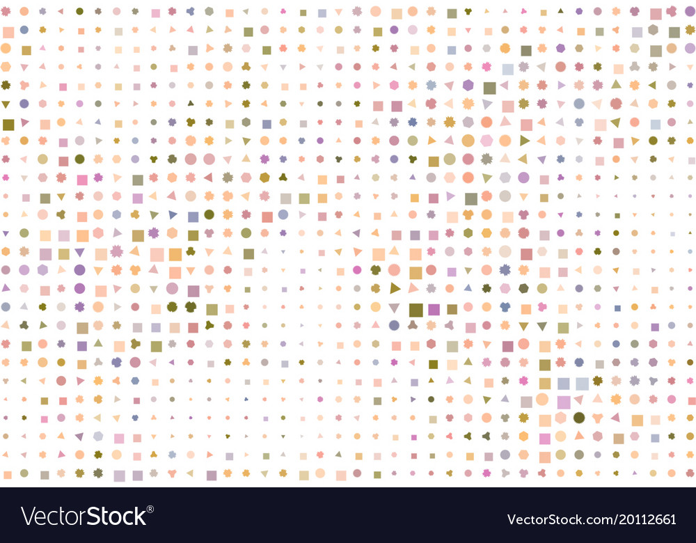 Abstract shape pattern for graphic design texture Vector Image