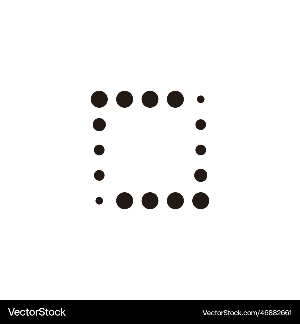 Circles square figure geometric symbol simple logo