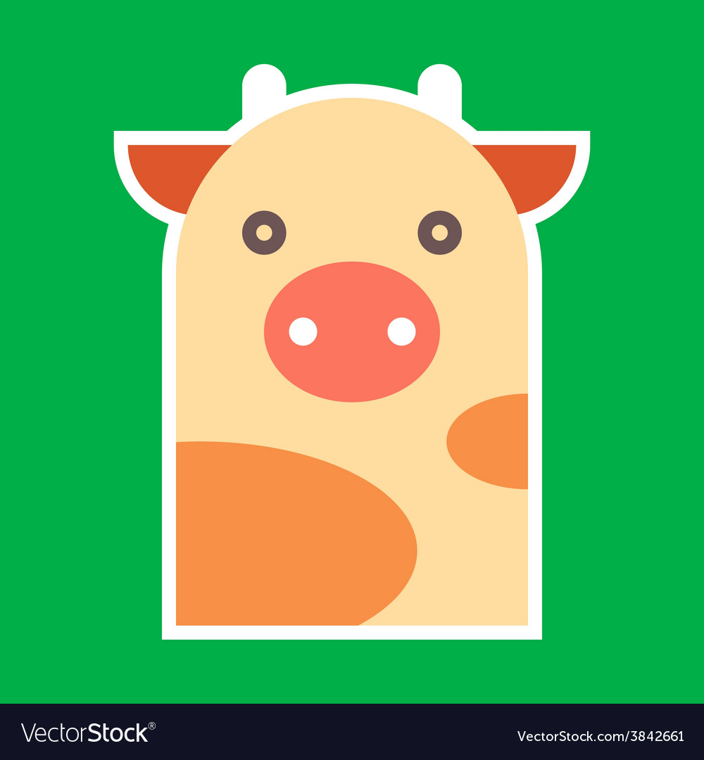 Cow Royalty Free Vector Image Vectorstock