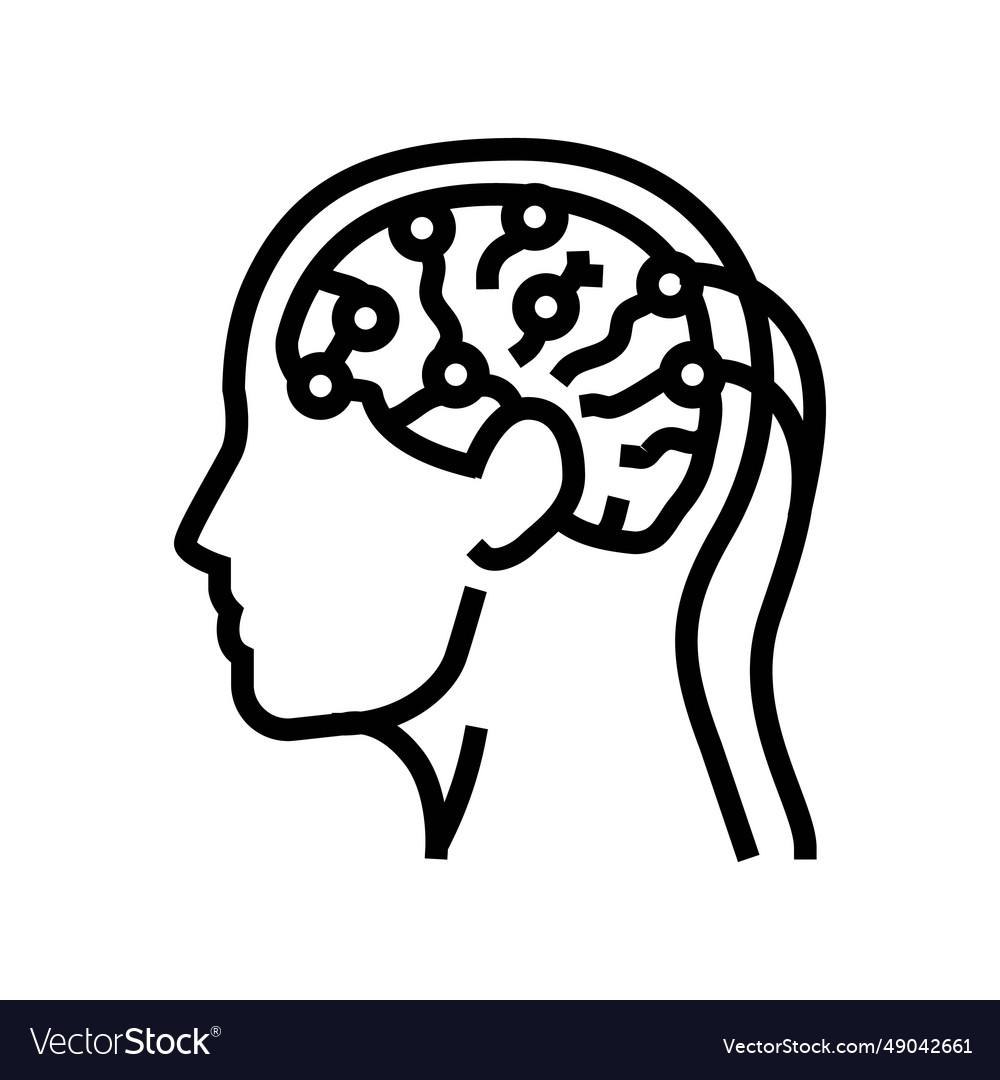Seizure diagnosis neurologist line icon Royalty Free Vector Seizure diagnosis neurologist line icon Royalty Free Vector