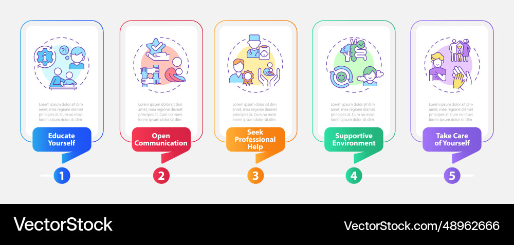 Multicolor parenting children with health issues Vector Image