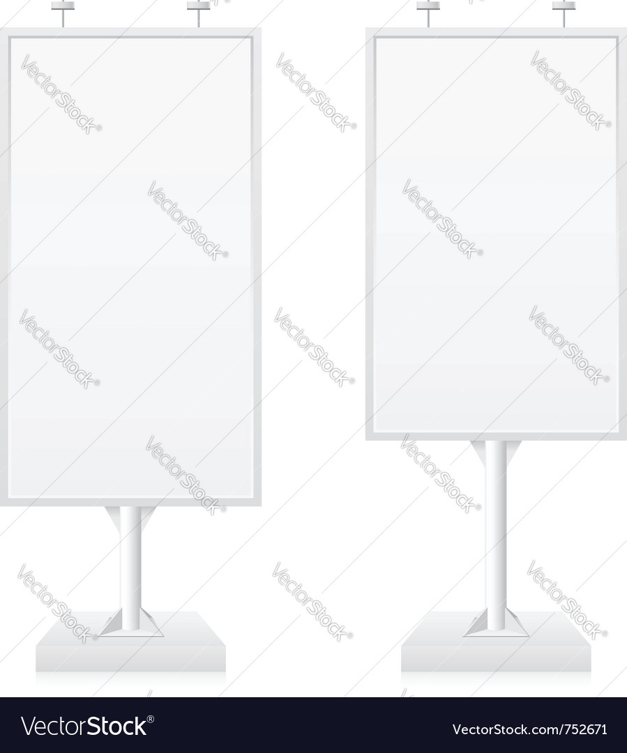 Billboard Royalty Free Vector Image - VectorStock