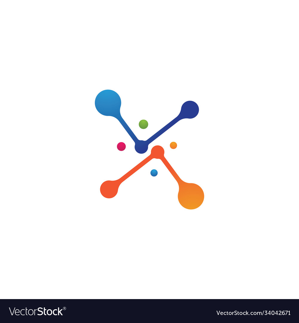 Molecule design Royalty Free Vector Image - VectorStock