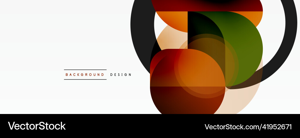 Round triangle shapes lines and circles geometric Vector Image