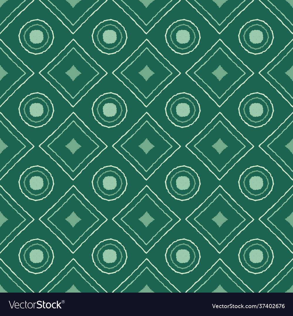 Seamless pattern with geometric elements Vector Image