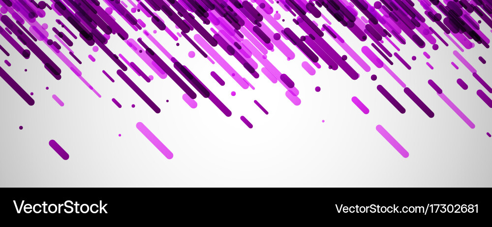 Lilac abstract banner on white Royalty Free Vector Image