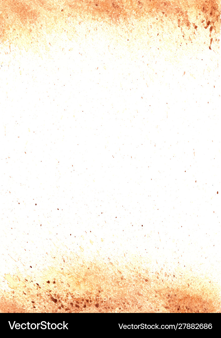 Abstract brown color watercolor splash Royalty Free Vector