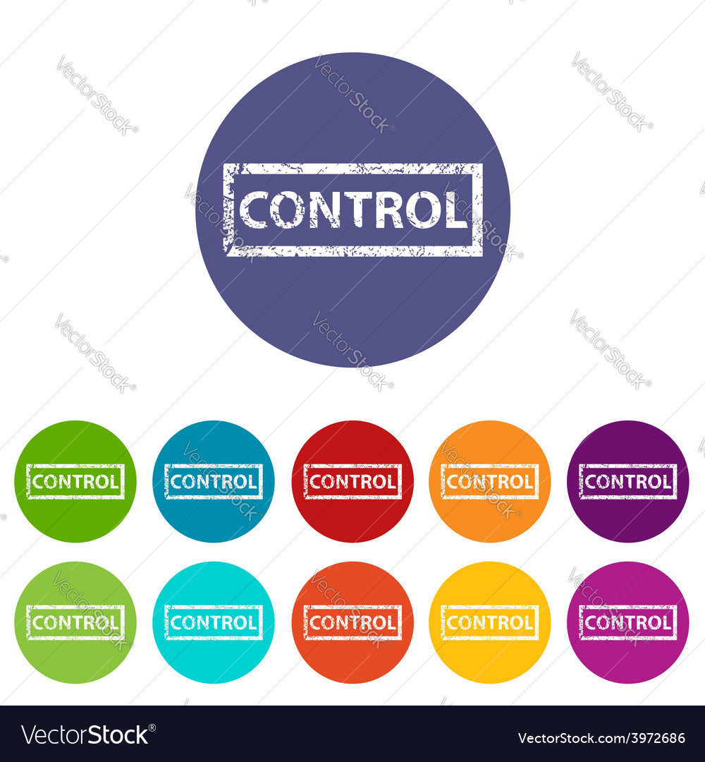Control flat icon Royalty Free Vector Image - VectorStock