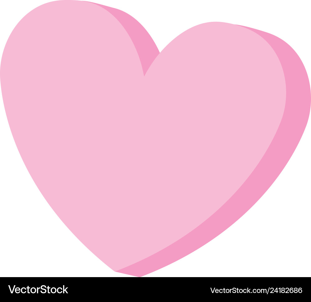 Heart love valentines card Royalty Free Vector Image