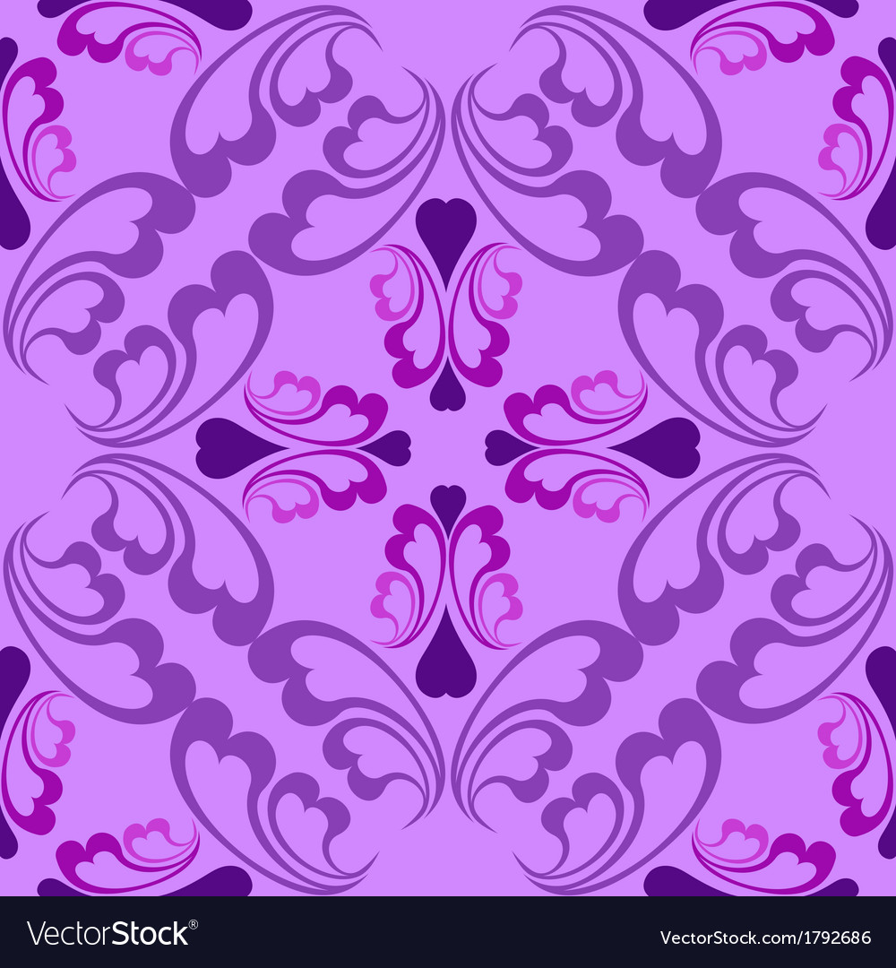 Lilac seamless pattern Royalty Free Vector Image