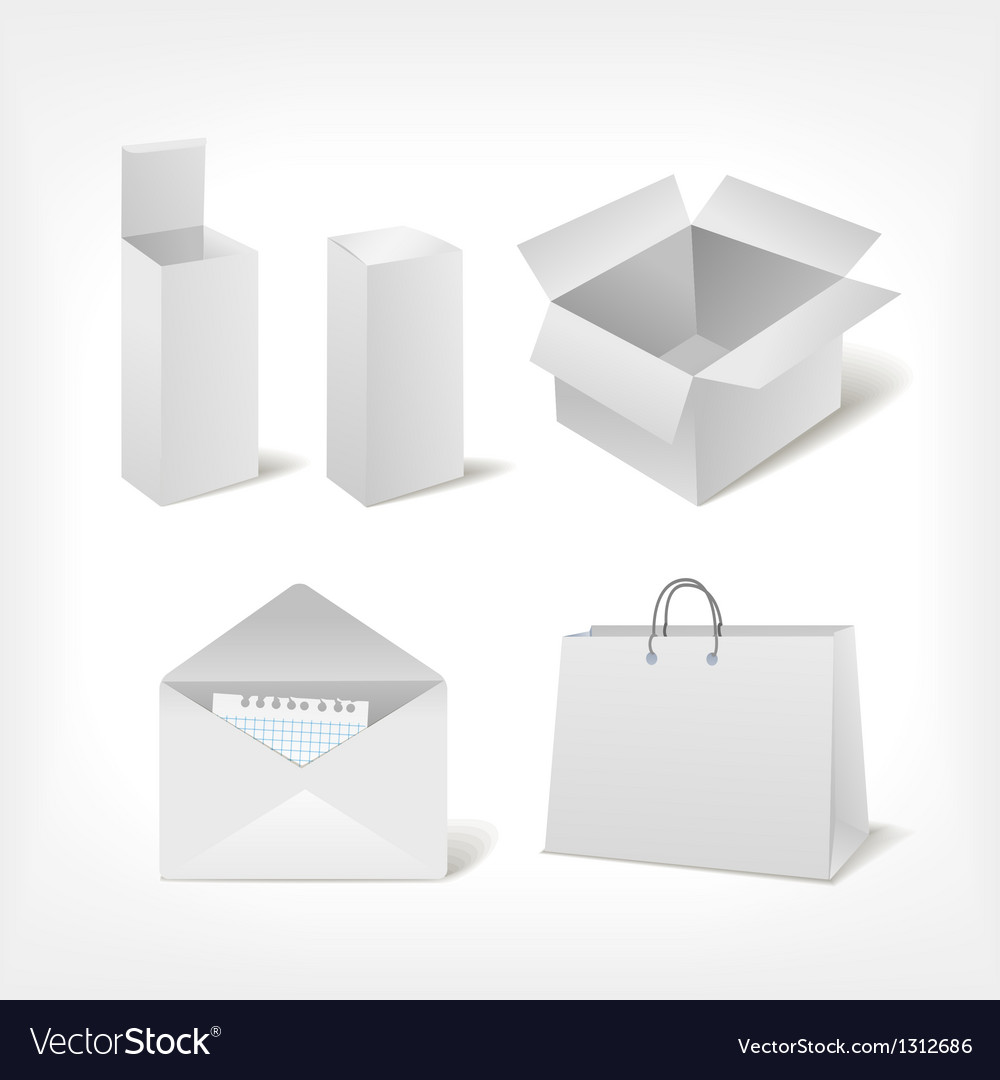 Set different storage Royalty Free Vector Image