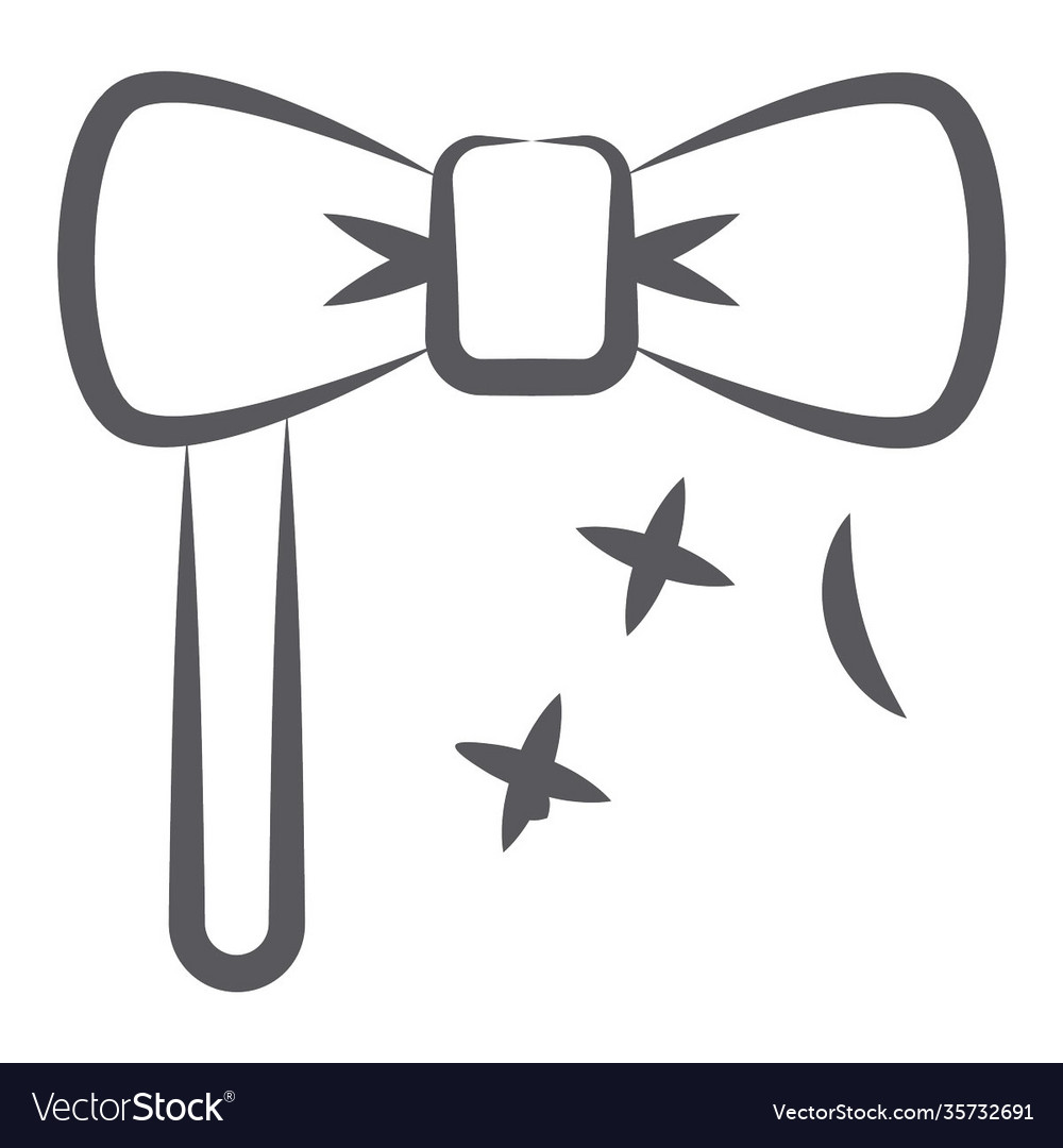 Bow prop Royalty Free Vector Image - VectorStock