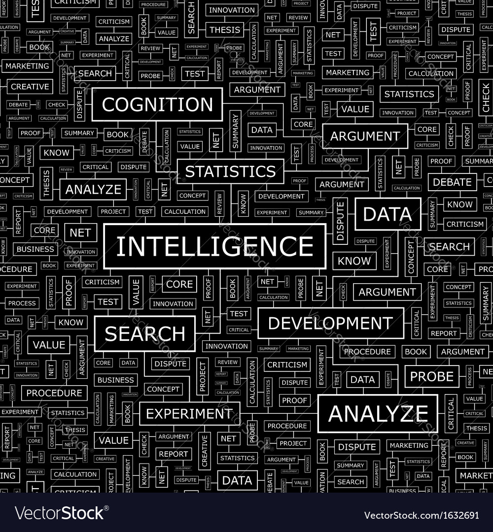 Intelligence Royalty Free Vector Image - VectorStock