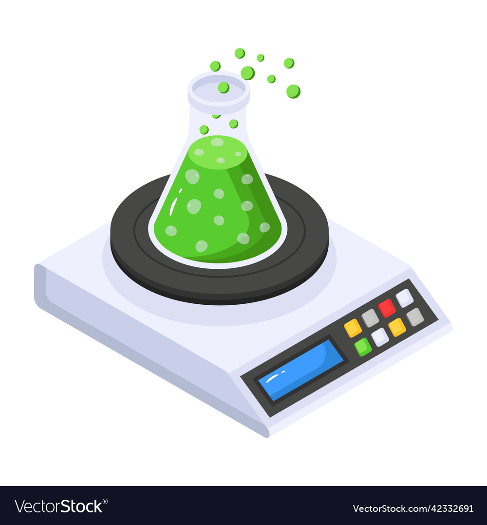 Lab scale Royalty Free Vector Image - VectorStock