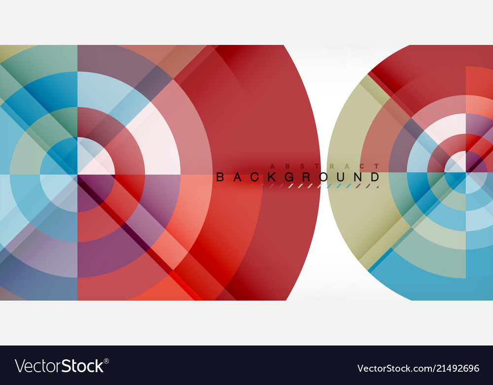 Circle abstract background Royalty Free Vector Image
